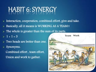 Habit 6 Synergize | PPTX