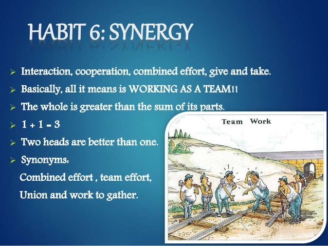 Habit 6 Synergize