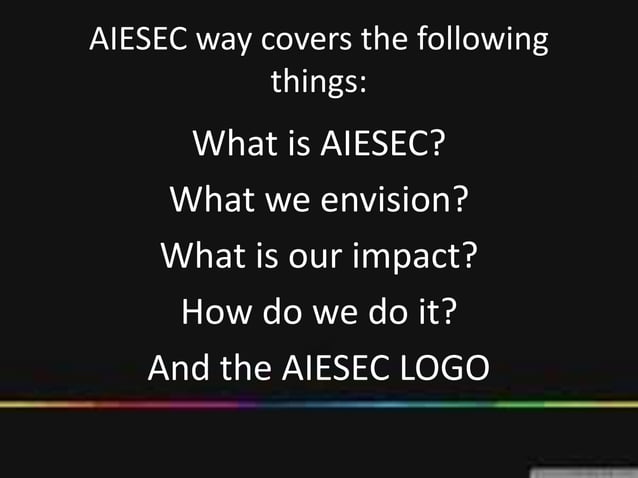 Fullfinal intro to aiesec | PPTX