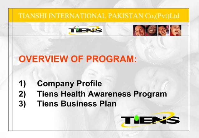Overview of TIENS | PPT