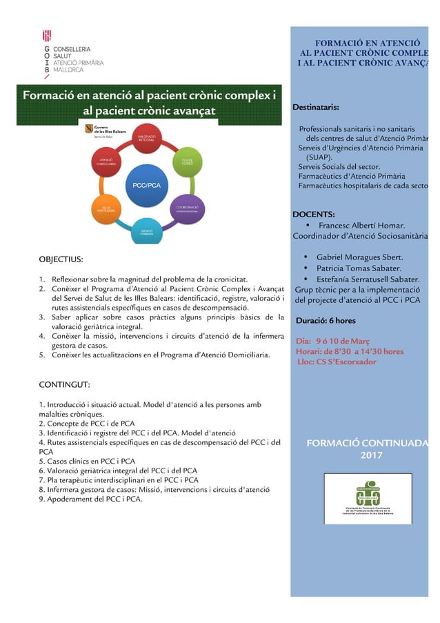 formació pacient crònic | PDF