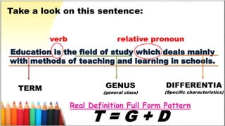 English 10 full form pattern full form pattern pptx | PPTX