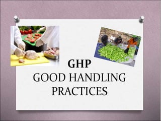 Food safety programmes- GMP, GHP, ISO SERIES BY- Dr. Shweta Gupta | PPTX
