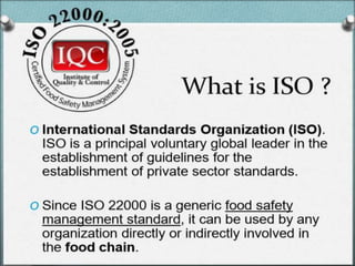 Food safety programmes- GMP, GHP, ISO SERIES BY- Dr. Shweta Gupta | PPTX