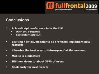 Full Frontal Javascript Conference | PPT