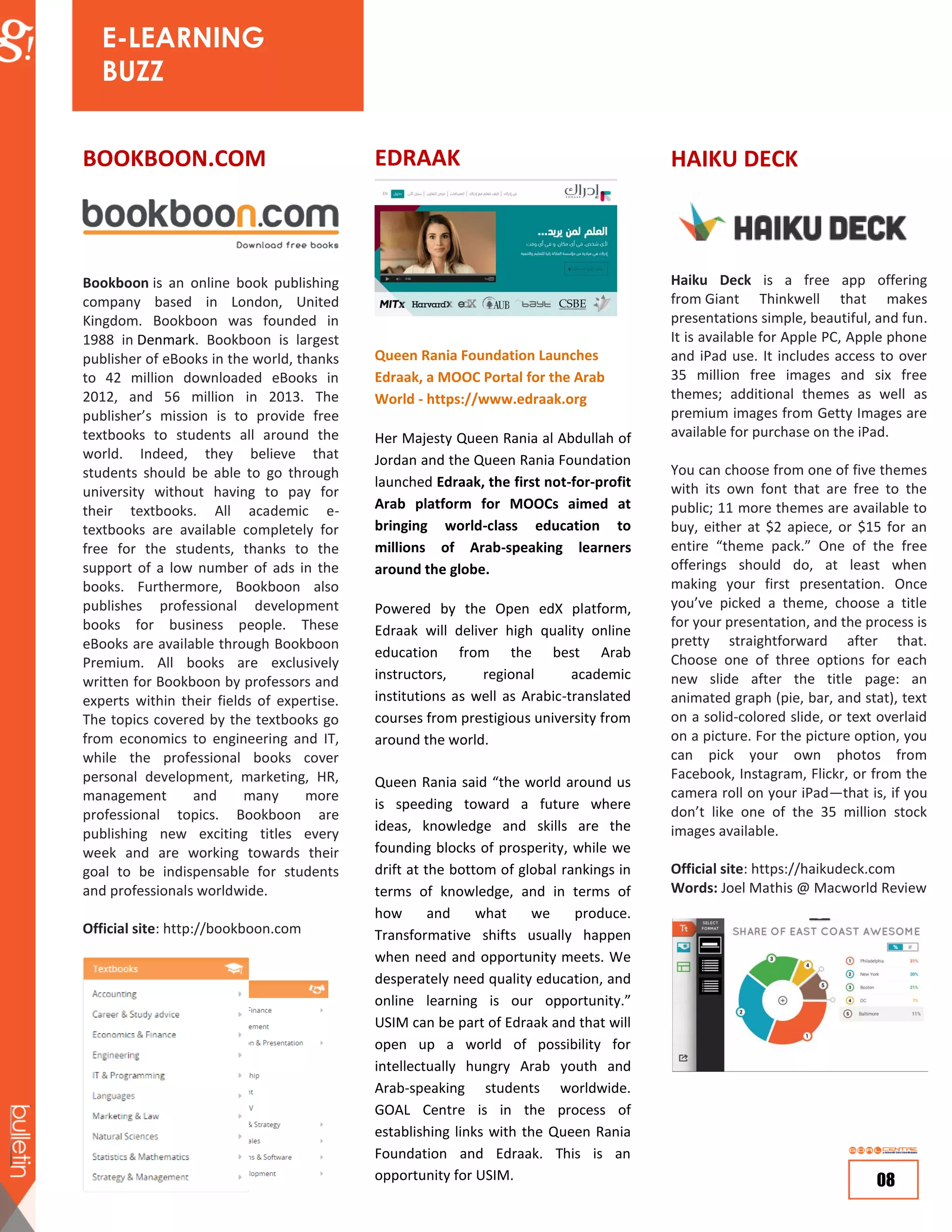 Goal Centre e-bulletin Jan 2015 | PDF