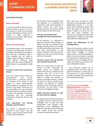 Goal Centre e-bulletin June 2015 | PDF