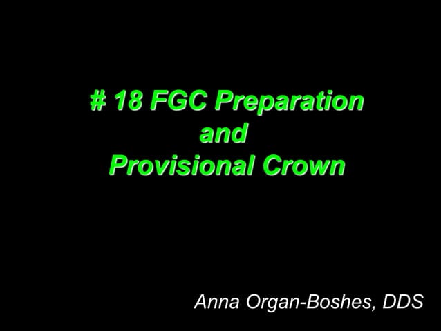 Full gold crown preparation | PPT | Dental Health | Diseases and Conditions