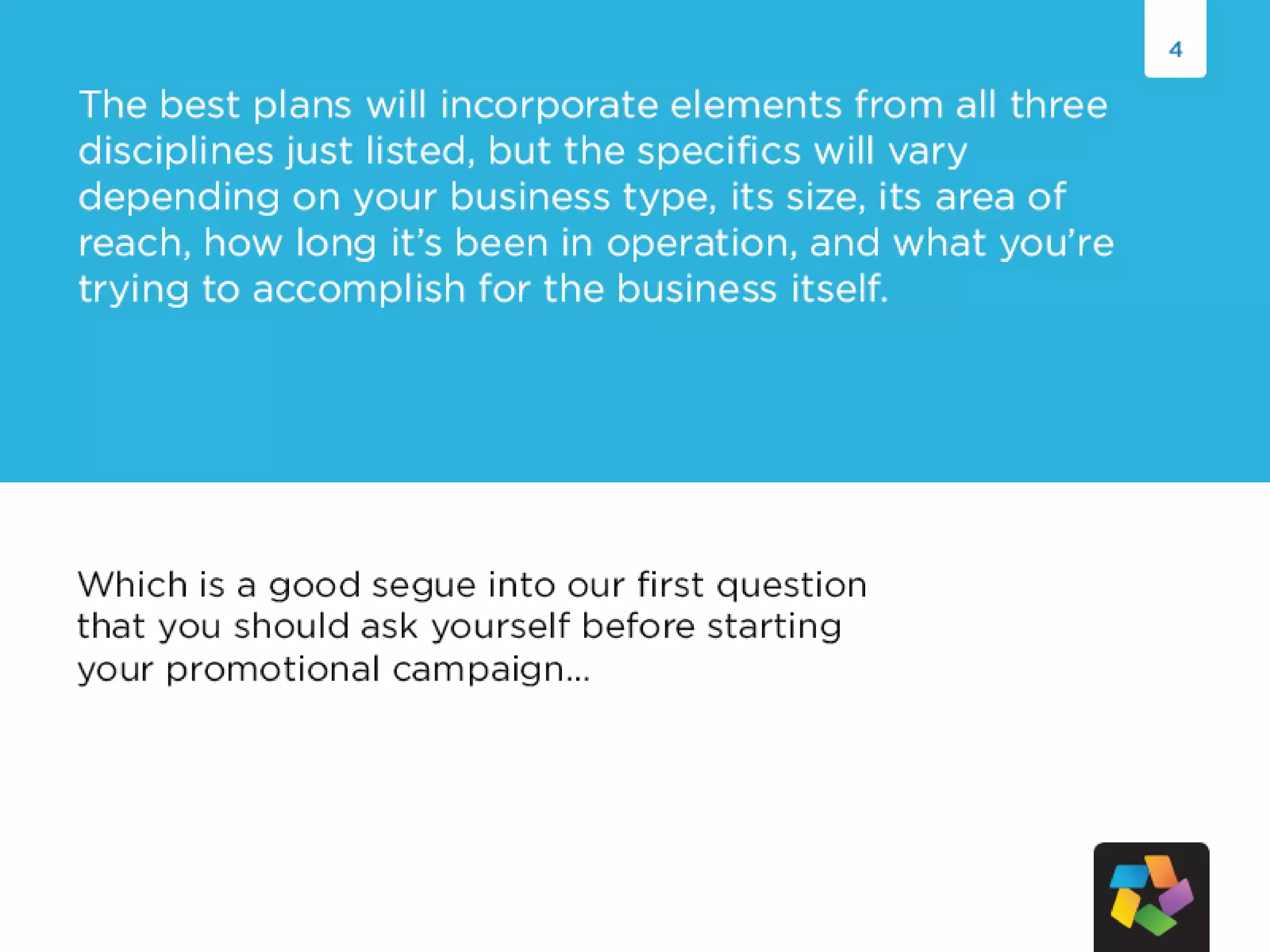 6 Questions to Ask When Creating a Small Business Marketing Plan | PDF