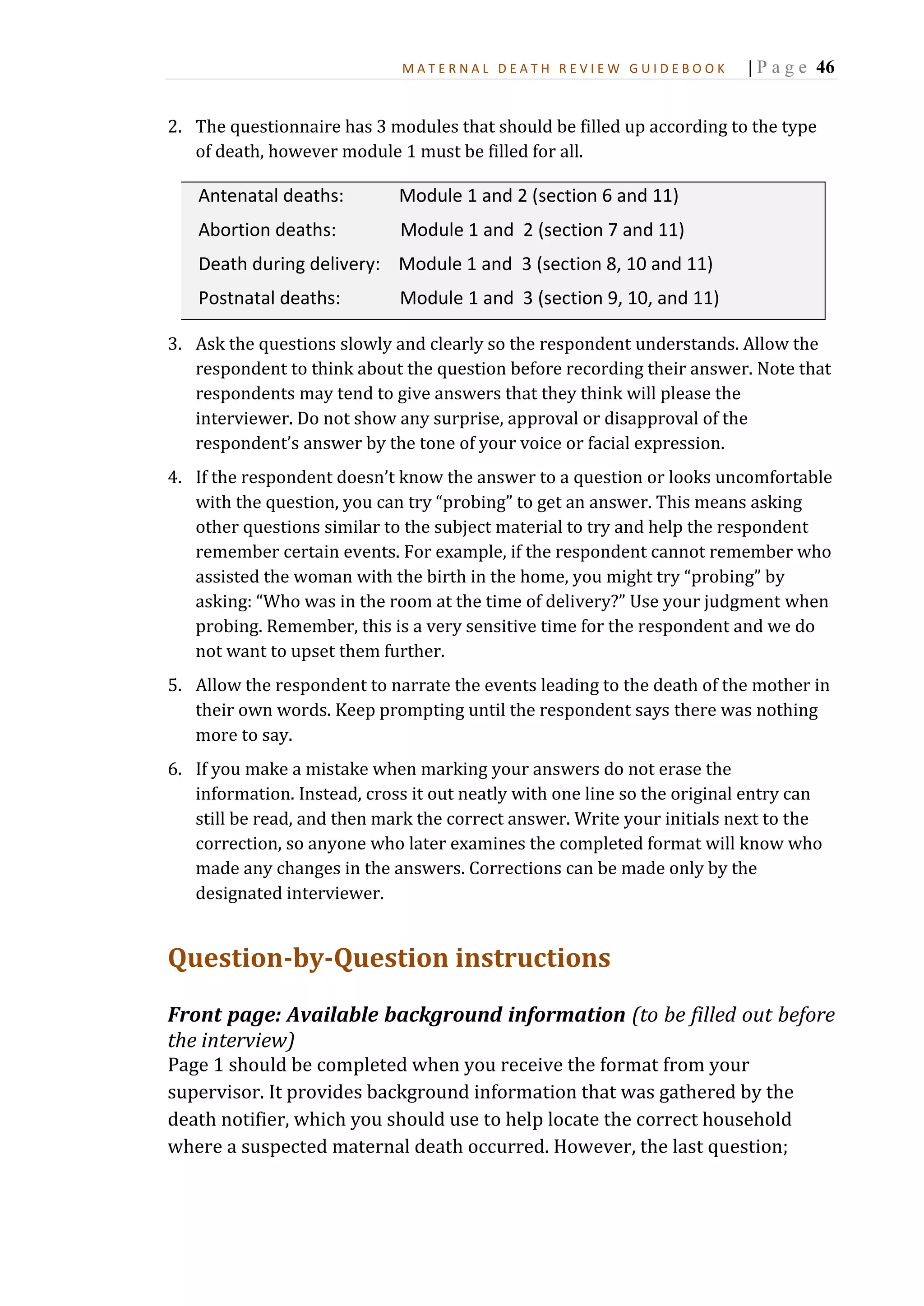 Maternal Death Review guidebook | PDF