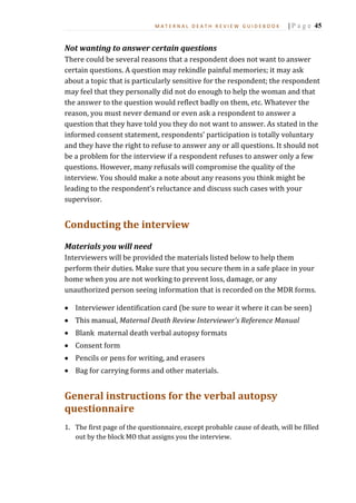 Maternal Death Review guidebook | PDF