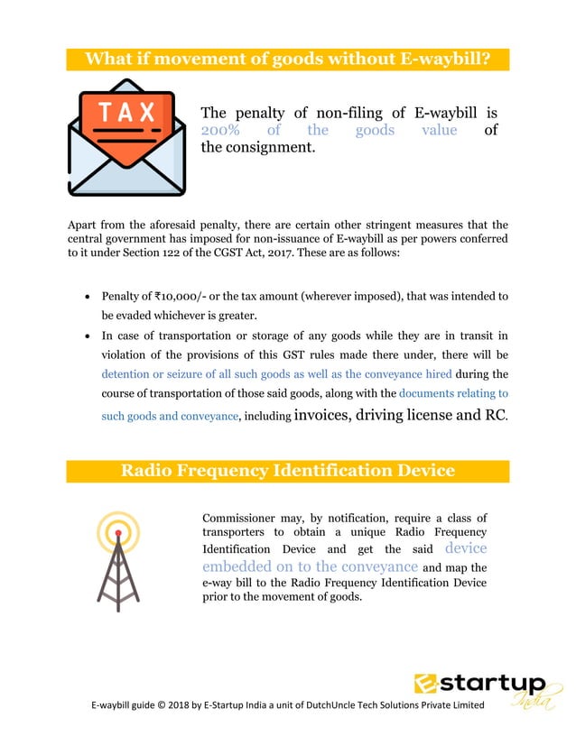 Get Complete guide of E-waybill. | PDF
