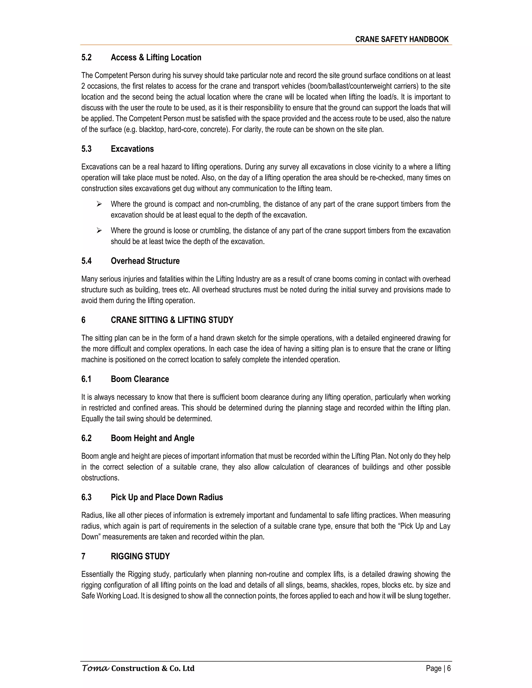 CRANE SAFETY HANDBOOK | PDF