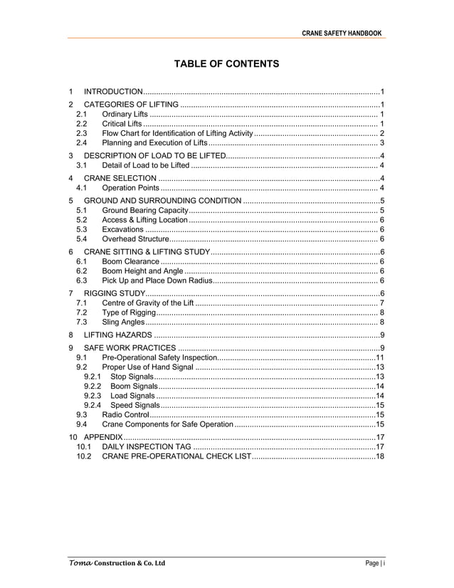 CRANE SAFETY HANDBOOK | PDF | Civil Engineering Industry | Industries