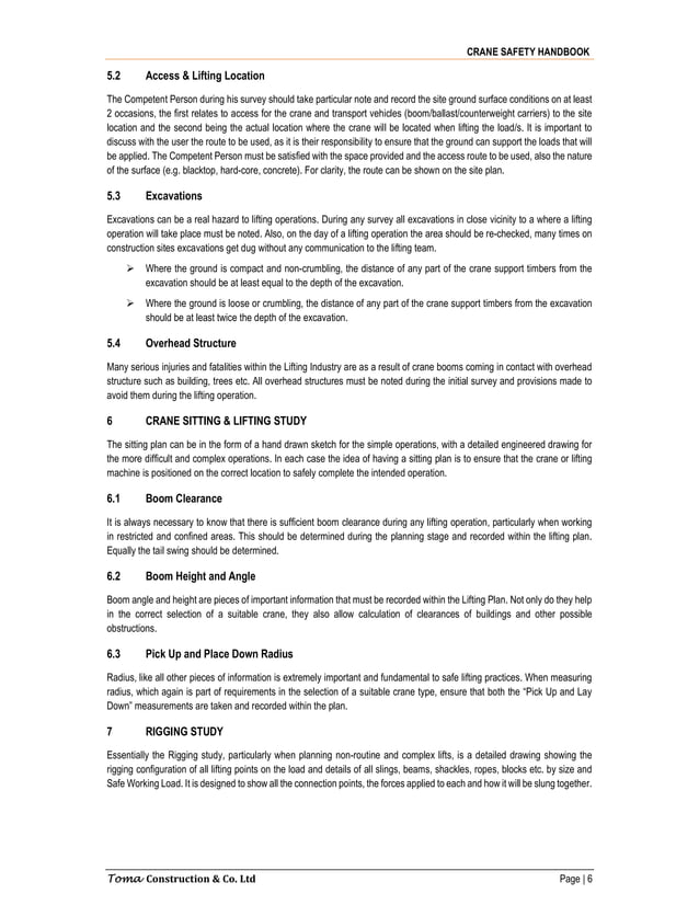 CRANE SAFETY HANDBOOK | PDF | Civil Engineering Industry | Industries