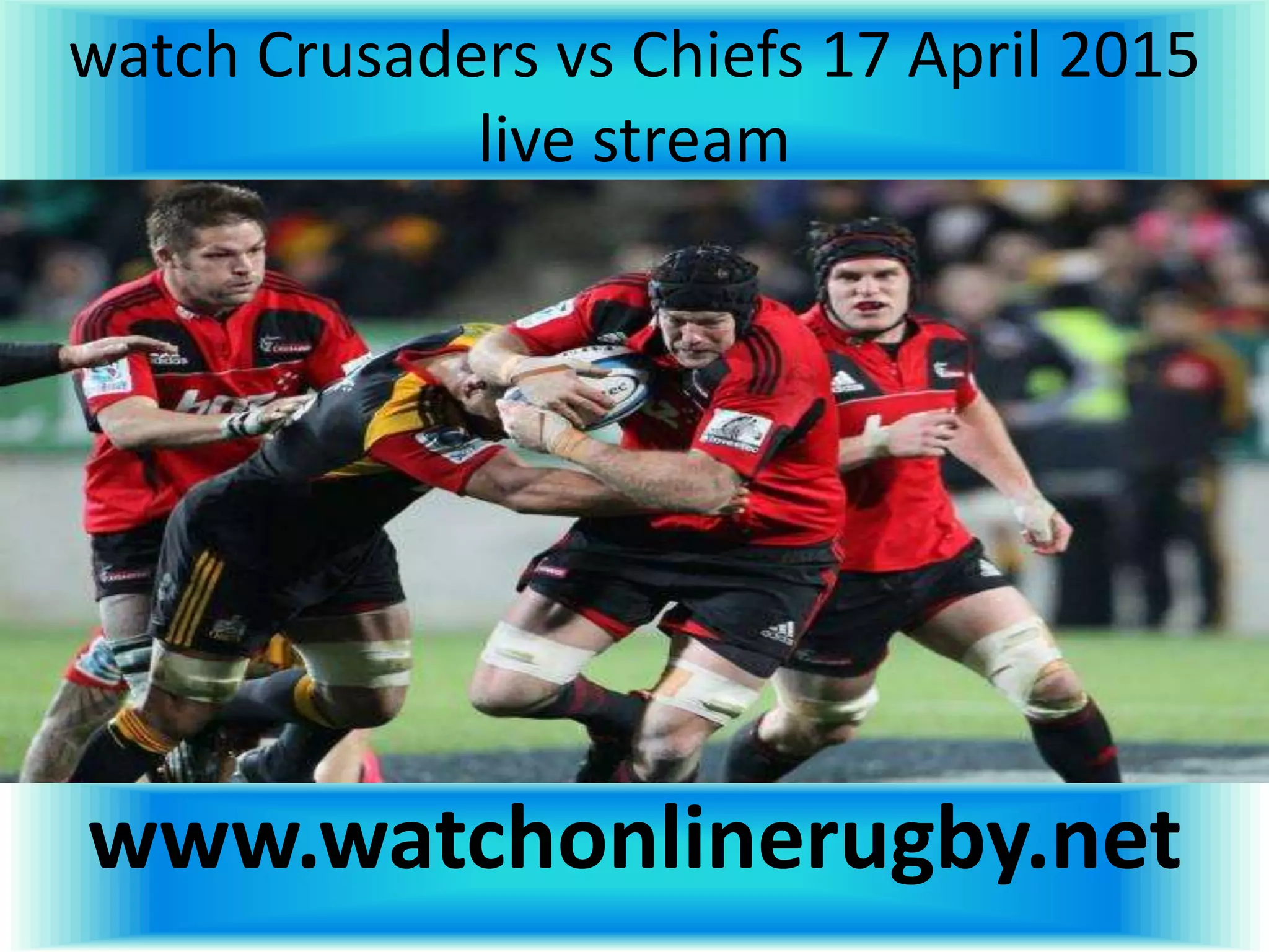Full hd crusaders vs chiefs | PPTX