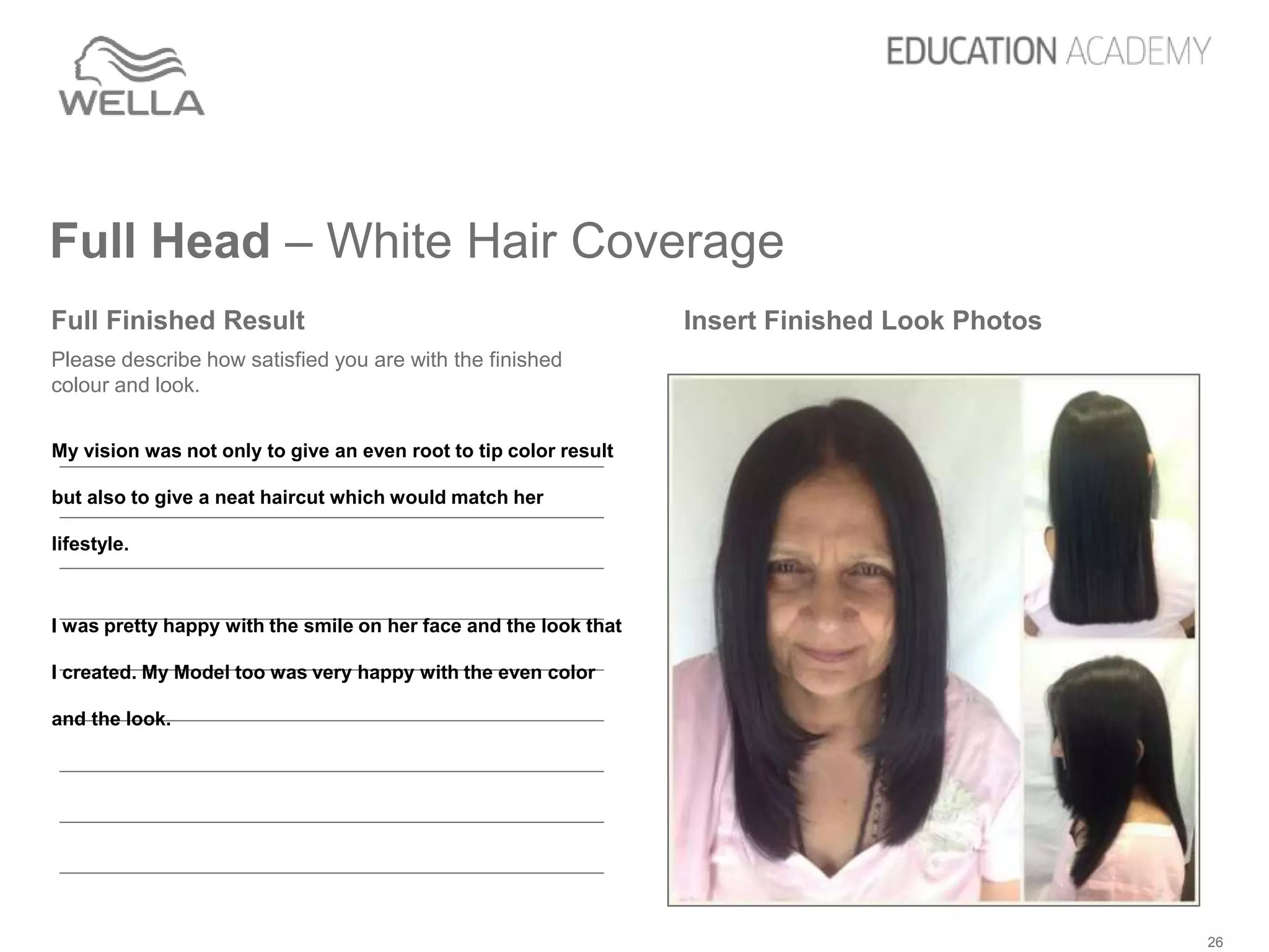 Full head color application | PPTX