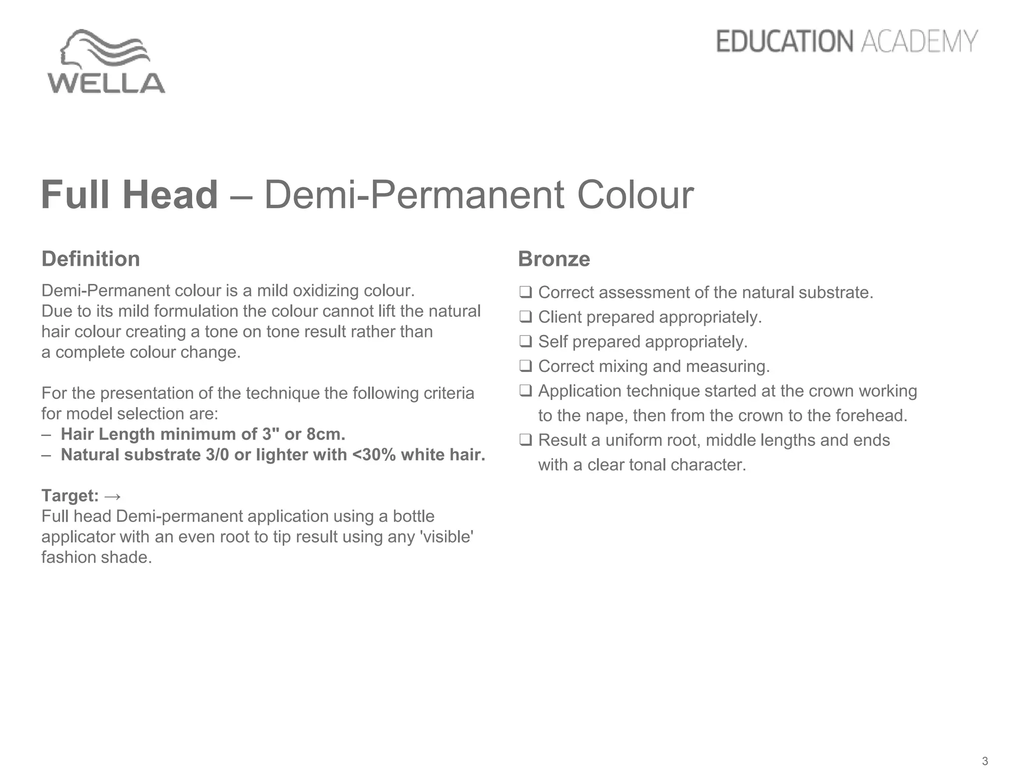 Full head color application | PPTX