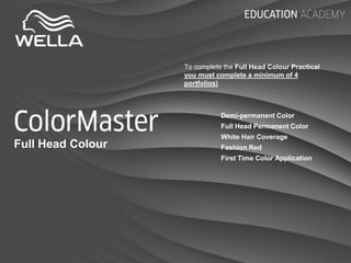 Full head color application | PPTX