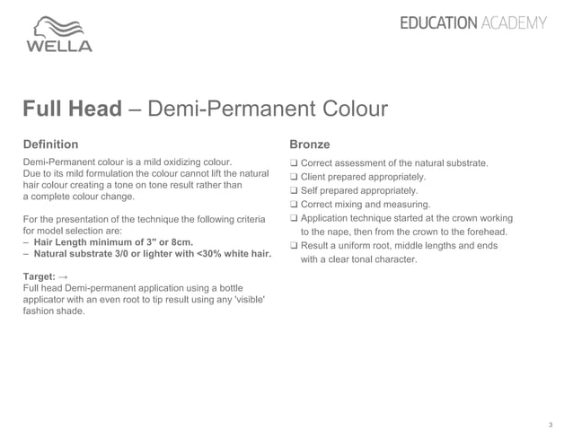 Full head color application | PPTX | Hair Care | Beauty