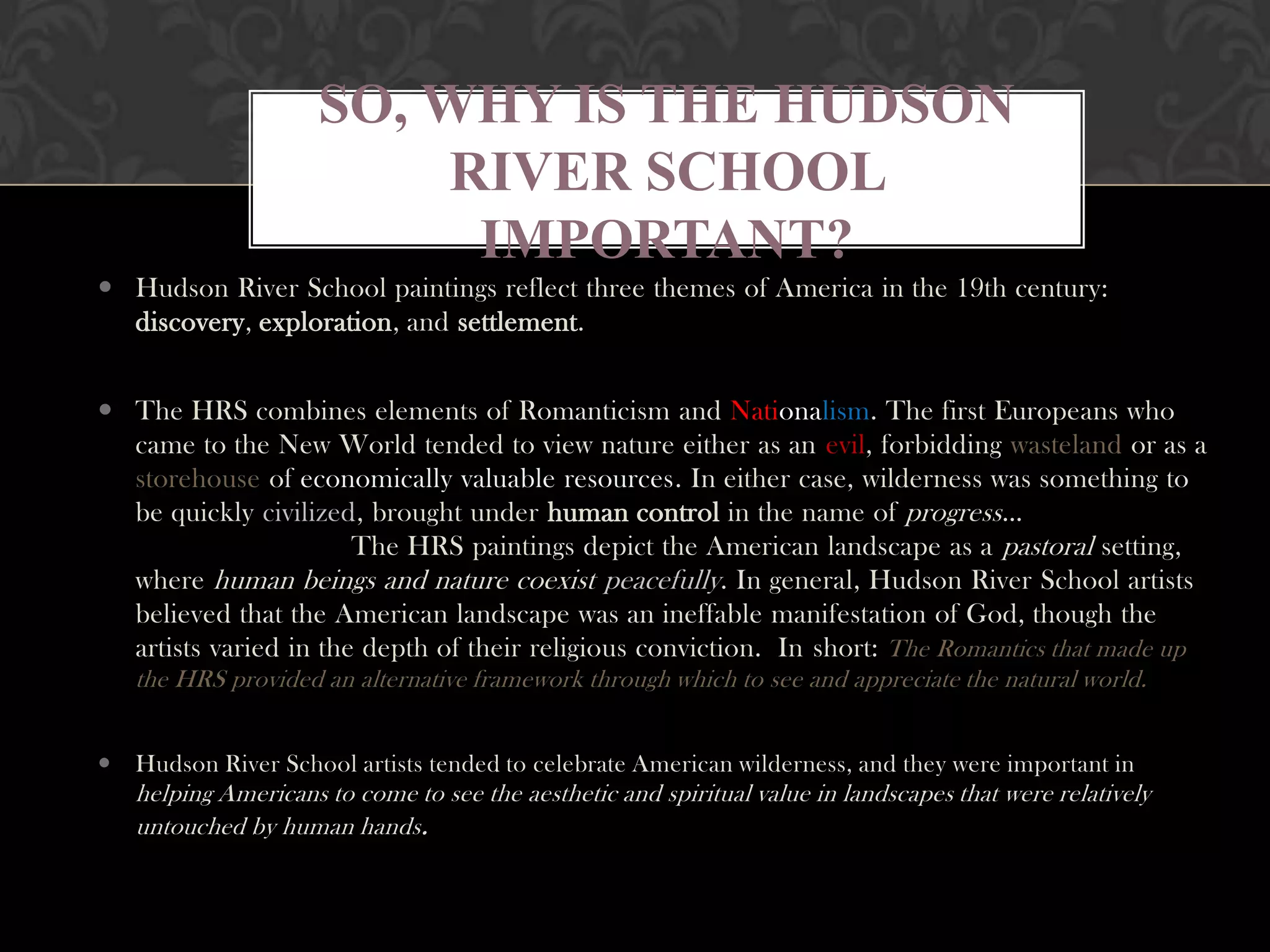 Hudson River School | PPTX