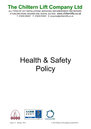 Full H&S policy | PDF