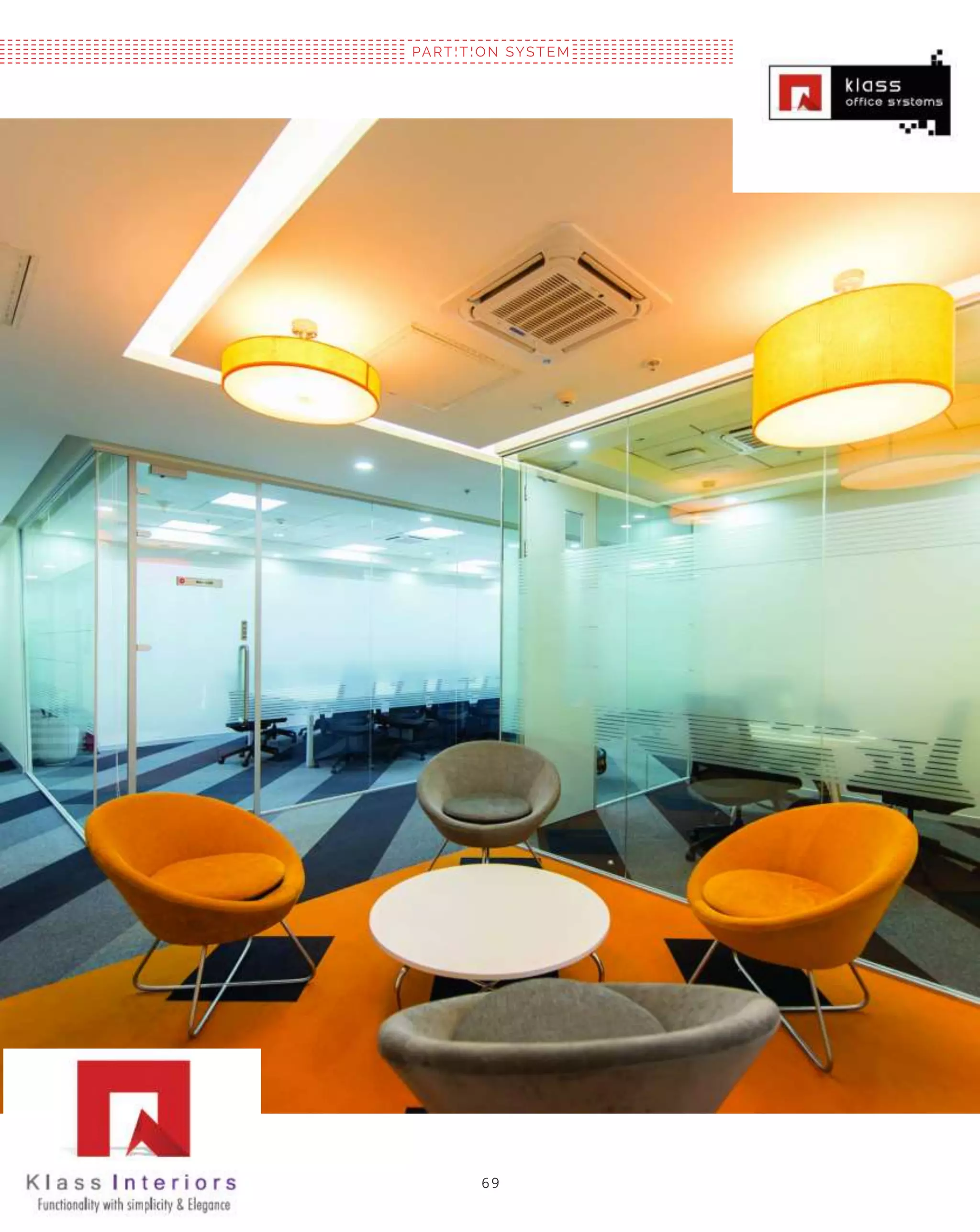 Full ht glass partitions - klass office systems | PDF