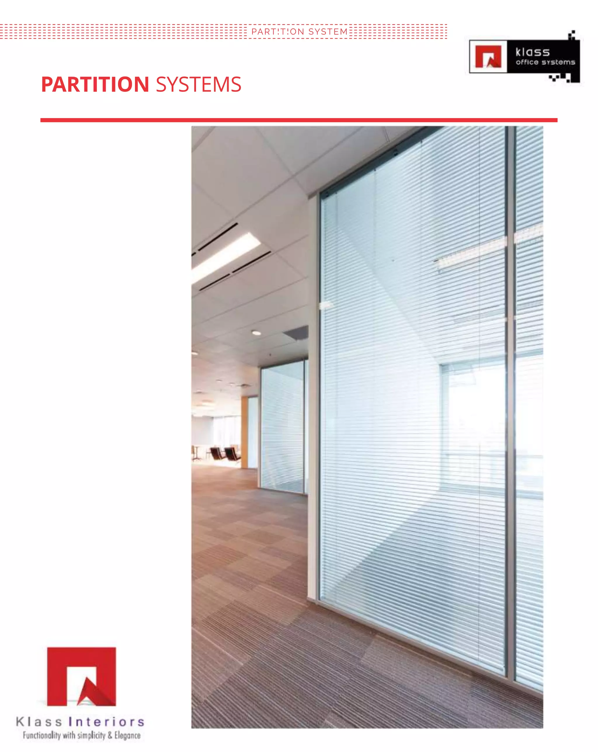 Full ht glass partitions - klass office systems | PDF