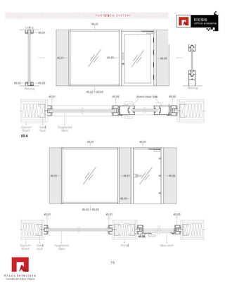 Full ht glass partitions - klass office systems | PDF