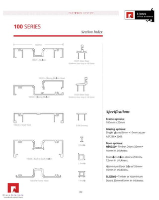 Full ht glass partitions - klass office systems | PDF