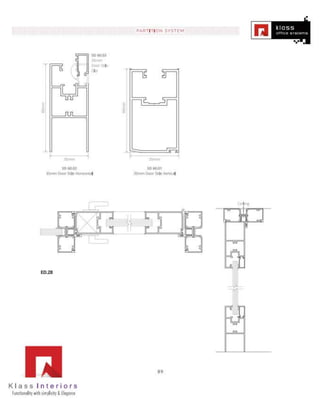 Full ht glass partitions - klass office systems | PDF
