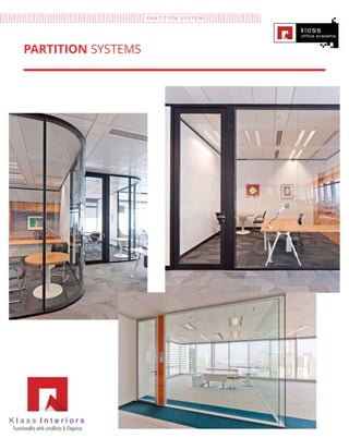 Full ht glass partitions - klass office systems | PDF