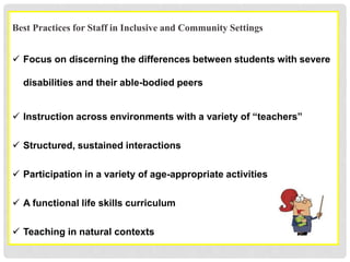 Full inclusion - Special Education | PPTX