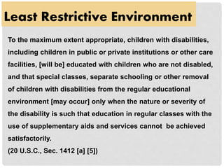 Full inclusion - Special Education | PPTX