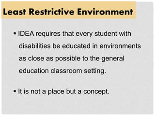 Full inclusion - Special Education | PPTX