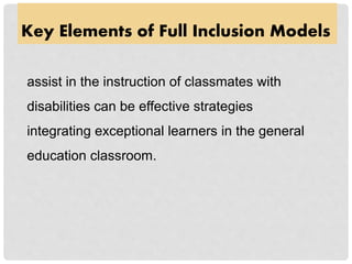 Full Inclusion Classroom
