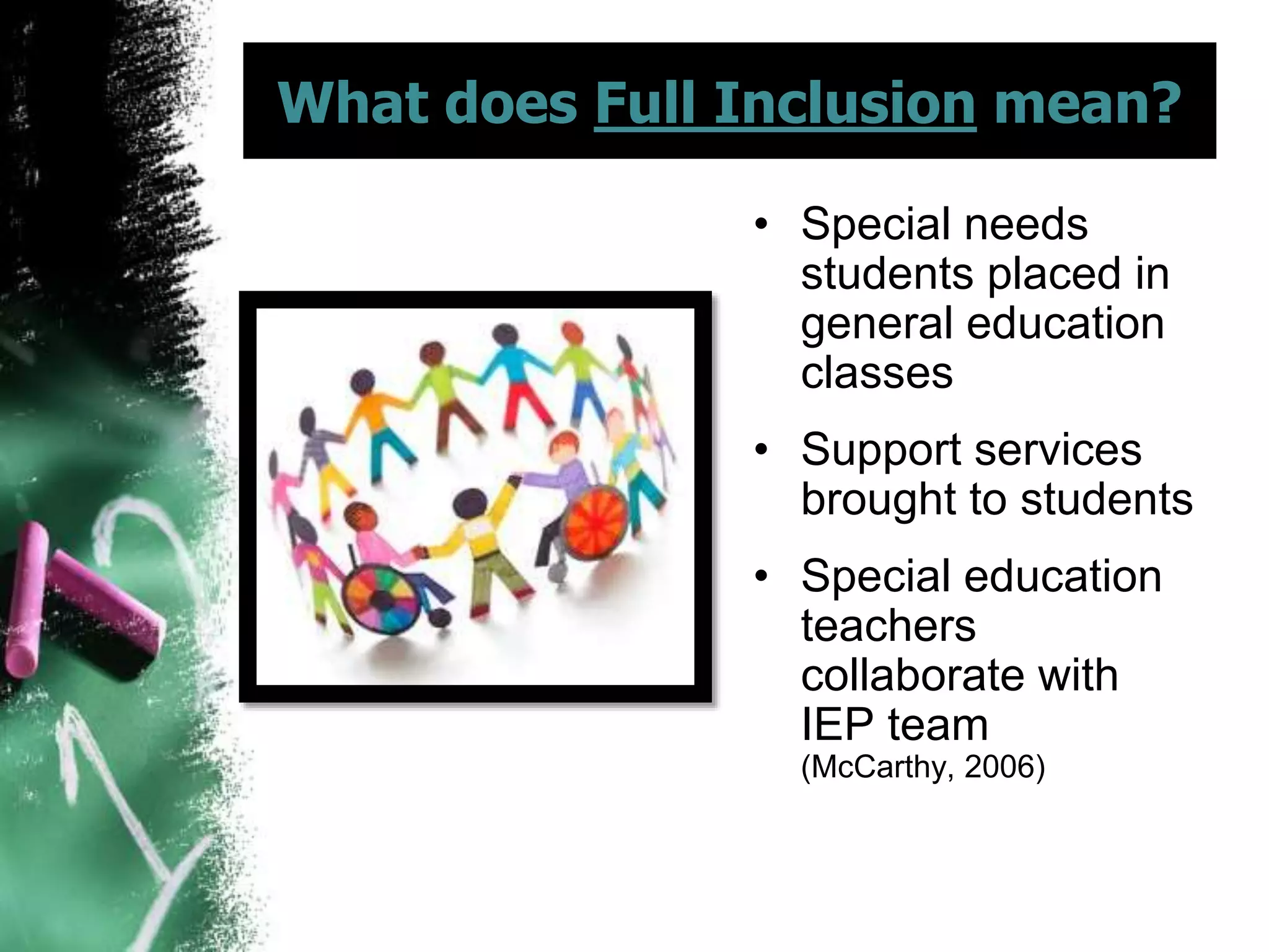 Full Inclusion in the 21st Century Classroom | PPT