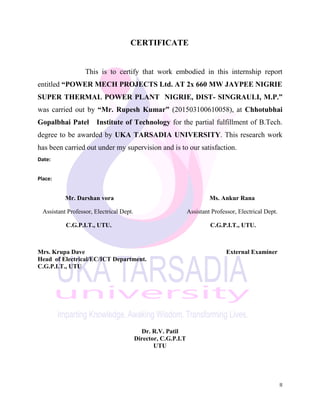 Full information of Thermal Power Plant by Rupesh Kumar | PDF | Education industry | Industries