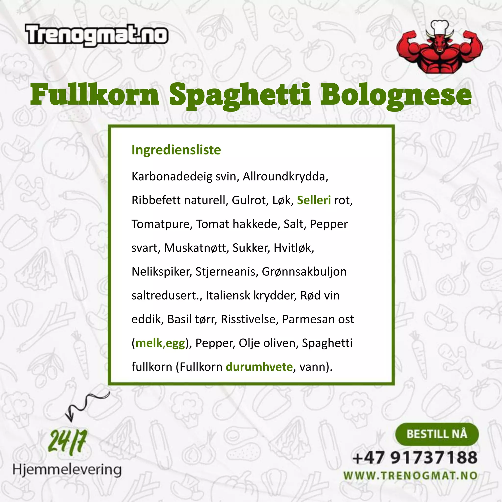 Fullkorn Spaghetti Bolognese - Trenogmat | PDF
