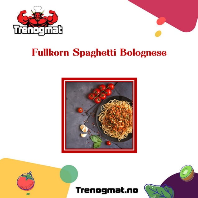 Fullkorn Spaghetti Bolognese | PDF