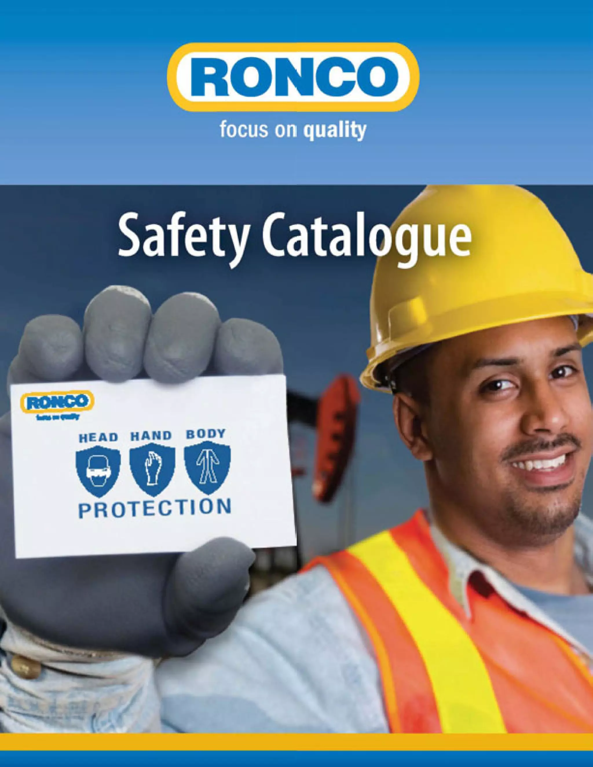 RONCO | Safety Catalogue | PDF | Medical Health