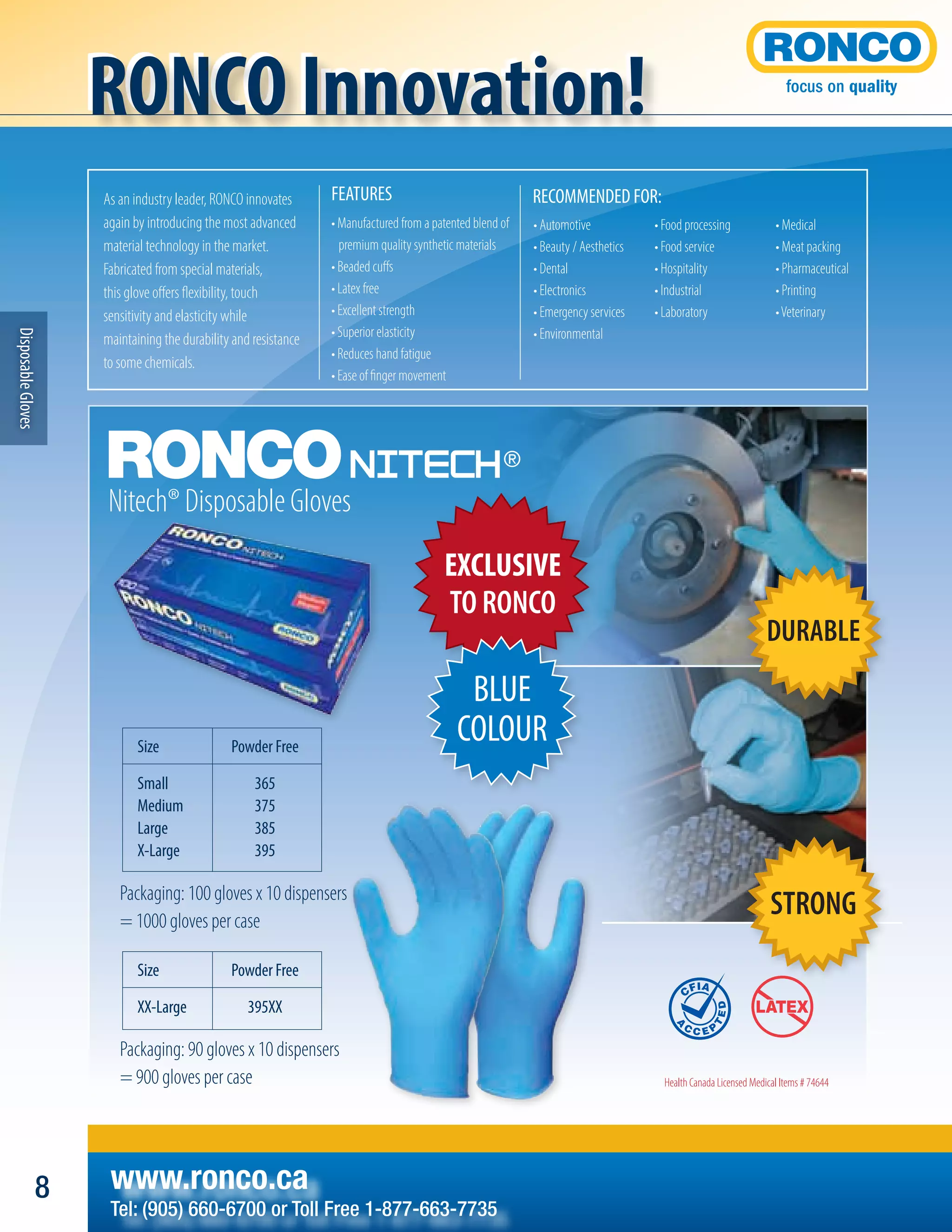 RONCO | Full Line Catalogue - Safety | PDF