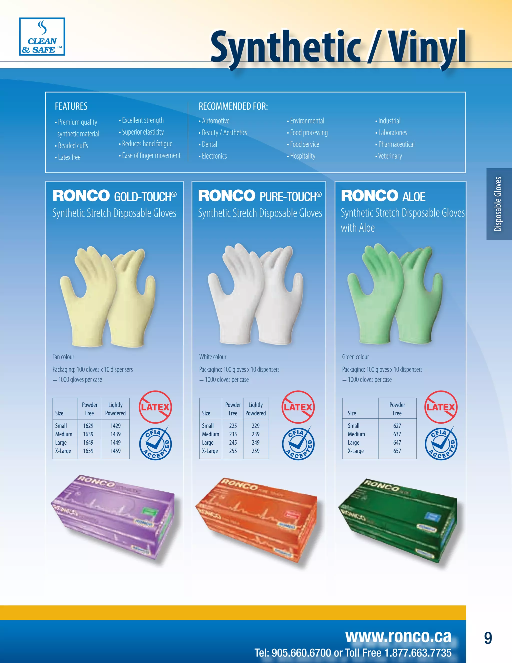 RONCO | Full Line Catalogue - Safety | PDF