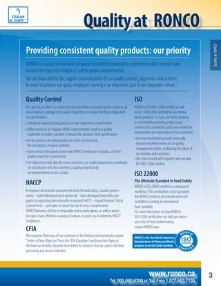 RONCO | Full Line Catalogue - Safety | PDF