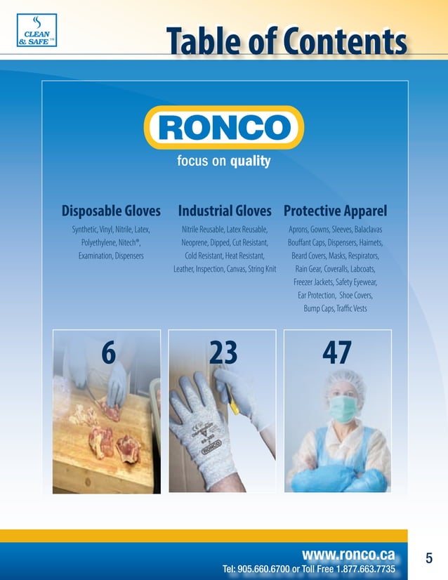RONCO | Full Line Catalogue - Safety | PDF