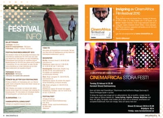 CinemAfrica Filmfestival feb 2010 | PDF