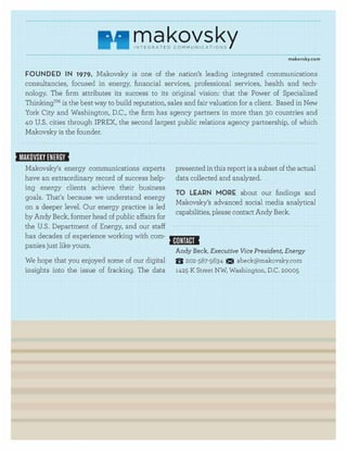Makovsky Report: Fracking in the Digital Landscape | PDF