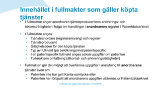 Fullmakter som gäller köpta tjänster | PDF | Legal Services Industry | Industries