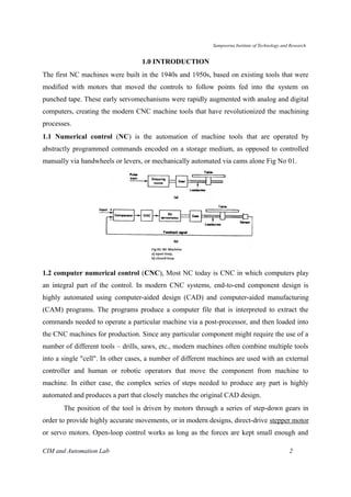 CIM & Automation Lab Manual VTU | PDF
