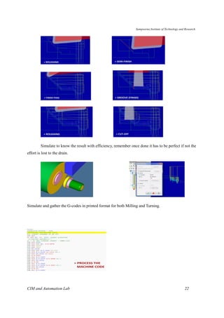 CIM & Automation Lab Manual VTU | PDF